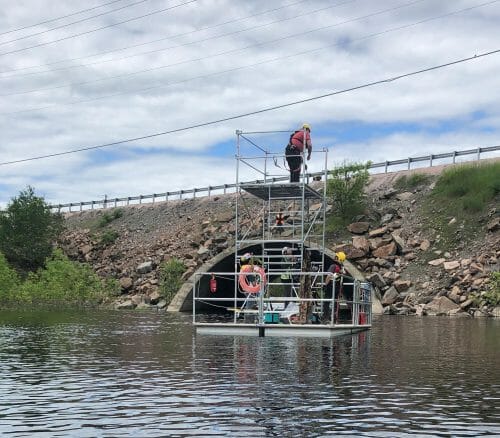 Floating Dock Scaffolding Gallery | Scaffolding For Dock | AccuDock