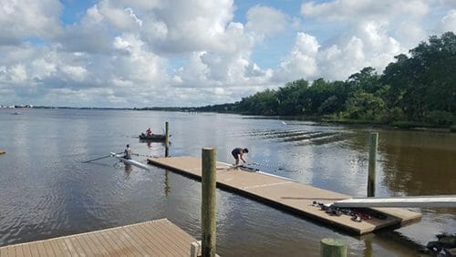 Rowing Dock Installation Media Gallery | AccuDock