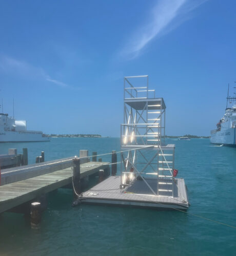 Floating Dock Scaffolding Gallery | Scaffolding For Dock | AccuDock