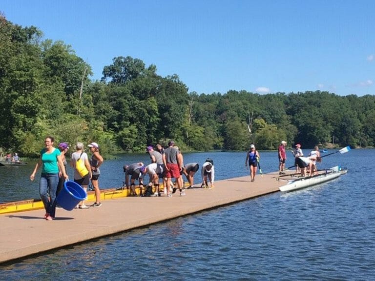 Rowing Dock Installation Media Gallery | AccuDock