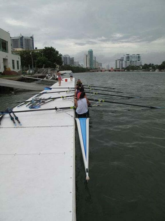 Rowing Dock Installation Media Gallery | AccuDock