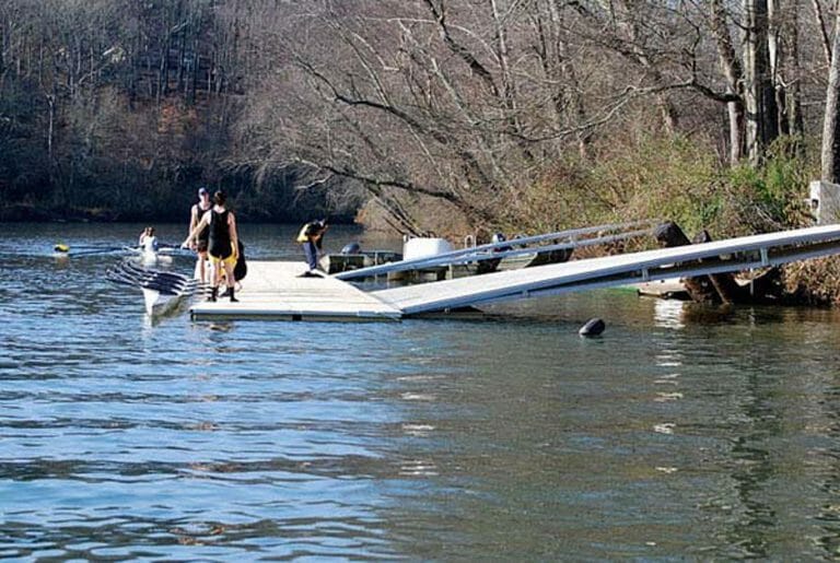 Rowing Dock Installation Media Gallery | AccuDock