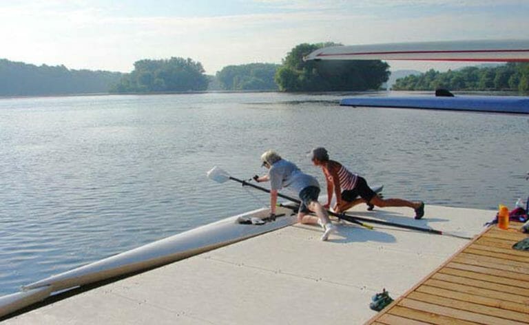 Rowing Dock Installation Media Gallery | AccuDock