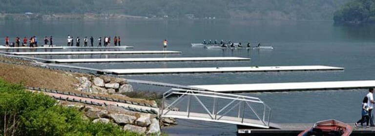 Rowing Dock Installation Media Gallery | AccuDock