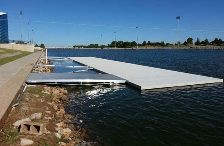 Rowing Dock Installation Media Gallery | AccuDock